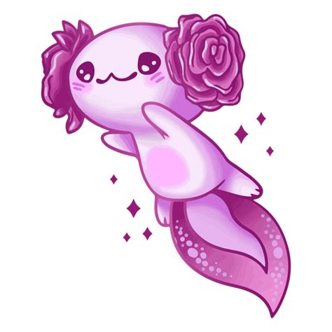 Diseño PNG Y SVG De Ajolote Lindo Salamandra Para Camisetas