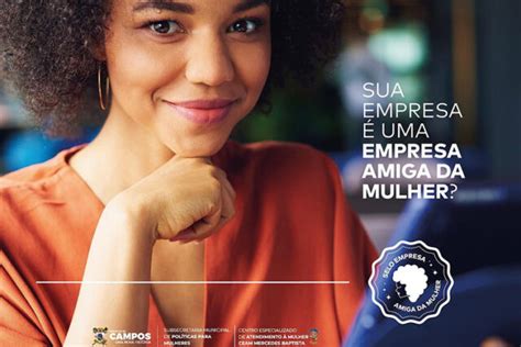 Pol Ticas Para Mulheres Chama Aten O Para O Selo Empresa Amiga Da
