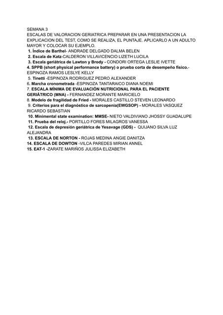 Escalas De Valoraci N Geri Trica Tobby Vasquez Udocz