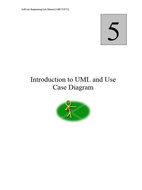 lab 5 use case diagram pdf unified modeling language use case