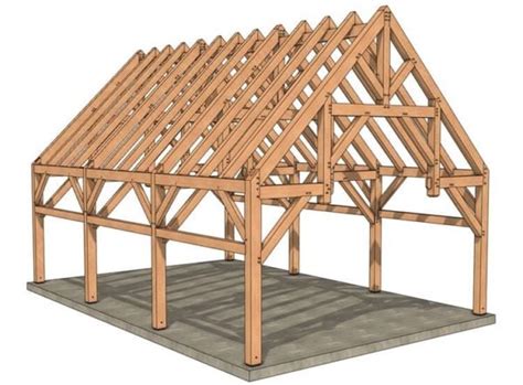 Hammer Truss Timber Frame Timber Frame Hq