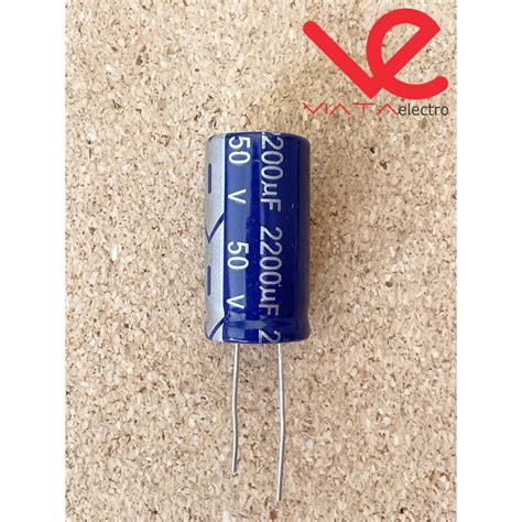 Jual Kapasitor Elco Uf V Buah Kapasitor Capacitor Elko