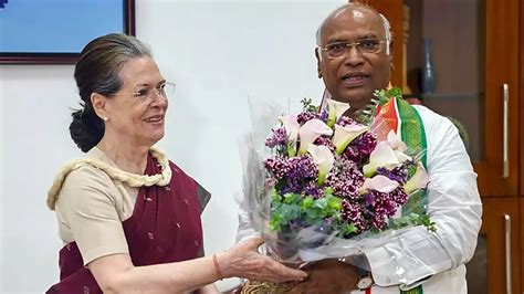 Mallikarjun Kharge Elected As New Congress President