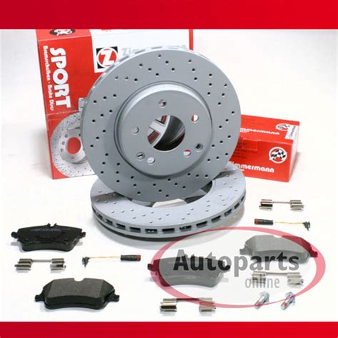 Zimmermann Gelochte Und Beschichtete Sport Bremsscheiben Und
