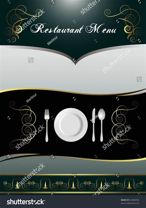 Menu Card Design Stock Vector Royalty Free 62684836 Shutterstock