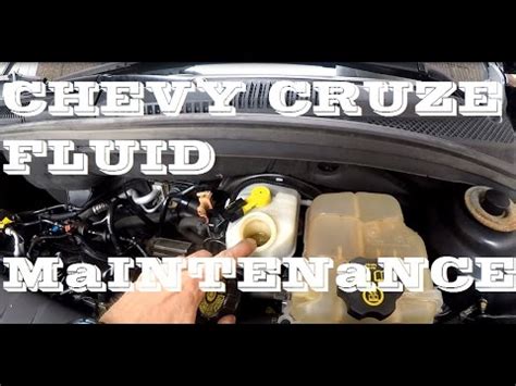 2017 Chevy Cruze Transmission Fluid Check