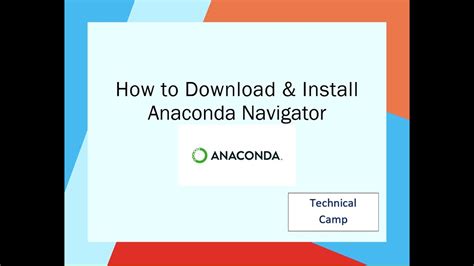 How To Install Anaconda Navigator On Pc Youtube
