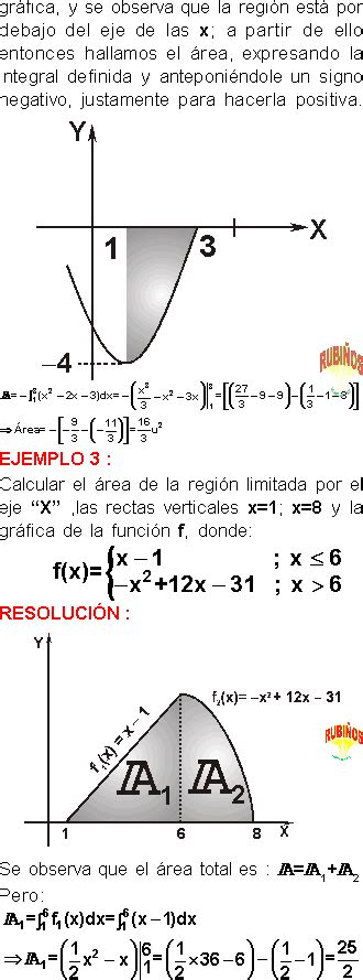 Integral Definida Pdf Ejercicios Y Ejemplos Resueltos