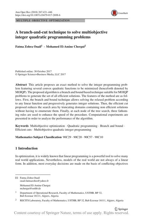 a branch and cut technique to solve multiobjective integer quadratic programming problems