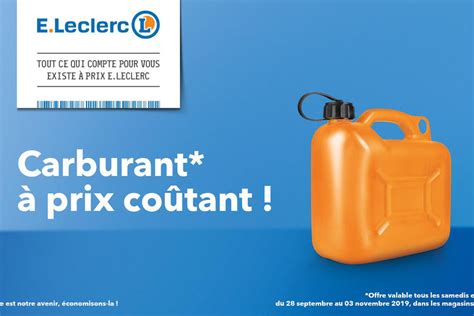 E Leclerc vendra du carburant à prix coûtant