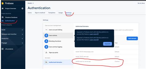 Firebase This Domain Is Not Authorized To Run This Operation Error