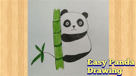 How To Draw A Cute Panda Easy Panda Drawing Step By Step Cute