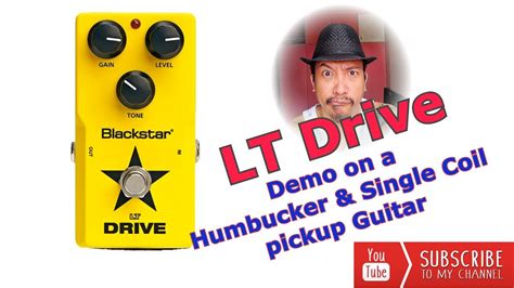 Blackstar Lt Drive Pedal Naked Demo With Humbucker Single Coil Pickup