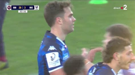 VIDEO Journée 2 le troisième essai pour l UBB avec Damian Penaud