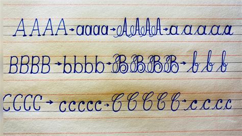 How To Write Print And Cursive Alphabet How To Write English Capital
