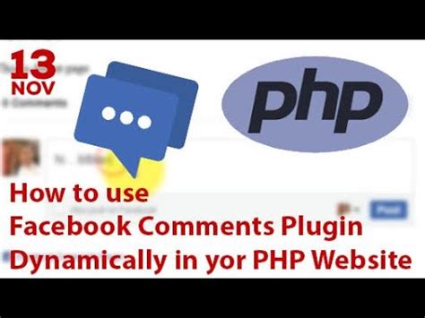How To Use Facebook Comments Plugin Dynamically In Your PHP Websites