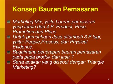 PPT Marketing Mix Bauran Pemasaran PowerPoint Presentation Free