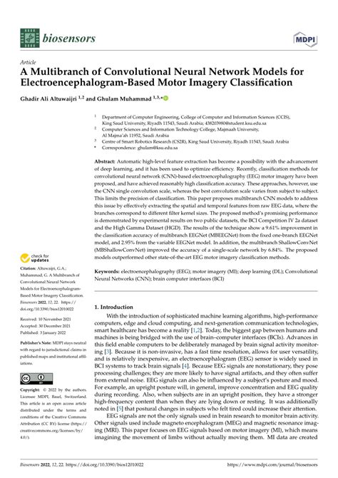 pdf a multibranch of convolutional neural network models for electroencephalogram based motor