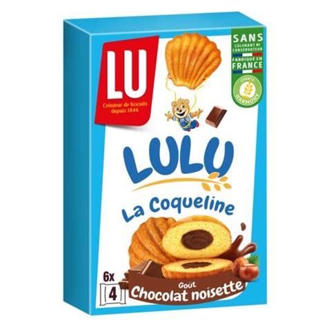 LU Gâteaux fourrés au chocolat L Ourson LuLu LU