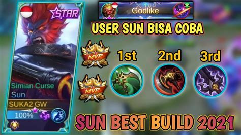 REVAMP SUN BEST BUILD 2021 TUTORIAL CARA PAKAI BUILD TERSAKIT SUN