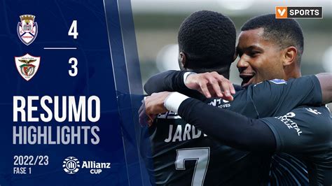Highlights Resumo CD Feirense 4 3 Santa Clara Taça da Liga 22 23