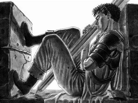 HD Wallpaper Of Guts From Berserk Anime Masterpiece