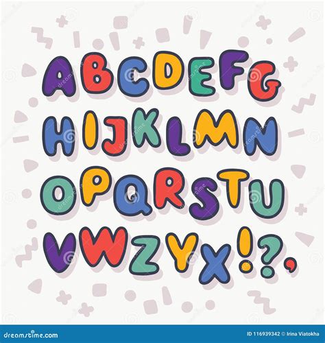Alfabeto De La Burbuja Del Vector a Z De Las Letras Ilustración del