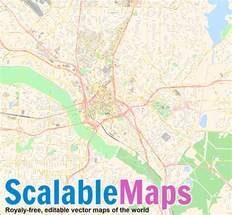 ScalableMaps Vector Maps Of Dallas