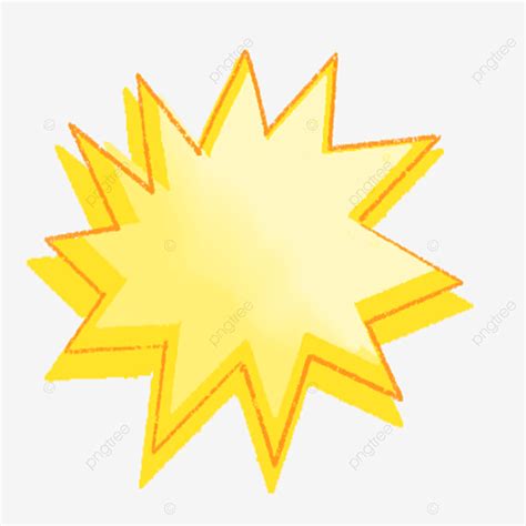 노란색 평면 스타일 일러스트 항성 클립 아트 Starburst 클립 아트 폭발물 클립 아트 PNG 일러스트 및 PSD