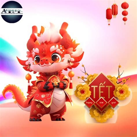 Tượng con rồng bằng xốp trang trí Tết 2024