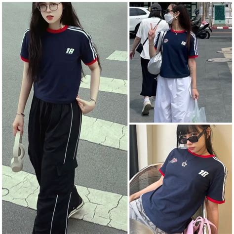 Áo Thun Baby Tee 18CESAR Nữ Áo Phông Tay Ngắn Chất Cotton Shopee
