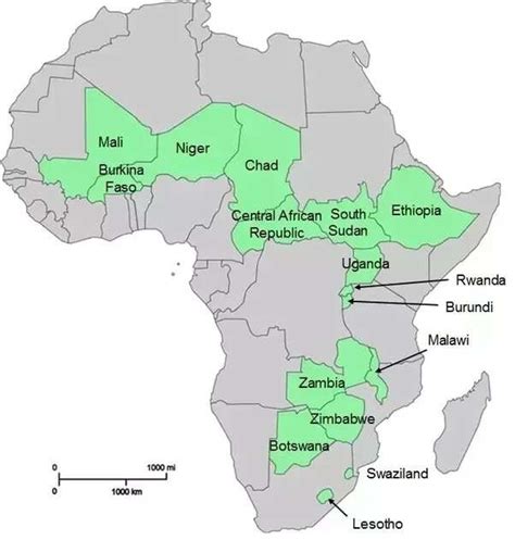 Landlocked Countries In Africa And Their Capitals Legit Ng