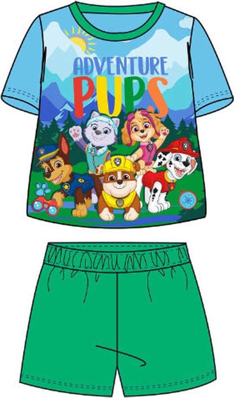 PAW Patrol Shortama Katoen Paw Patrol Pyjama Korte Broek En T Shirt