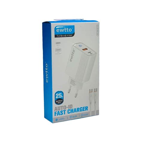 Cargador Ewtto USB USB C Carga rápida ET E6176C Casa Digital
