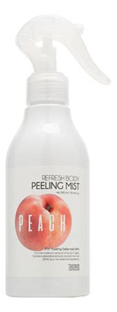 TENZERO отшелушивающий пилинг мист для тела refresh body peeling mist