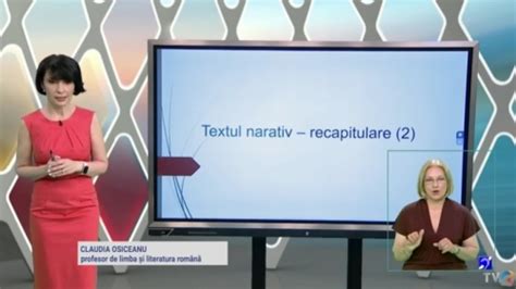 TELEȘCOALA Limba română a VIII a Textul narativ recapitulare