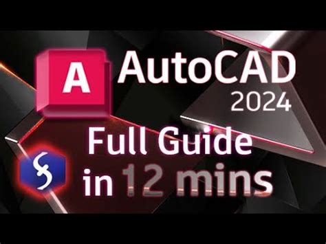 AutoCAD Tutorial For Beginners In 12 MINUTES AutoCAD 2024 YouTube