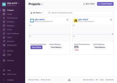 GitHub G3w Suite G3w Admin Sentry Monitor G3W SUITE Module For