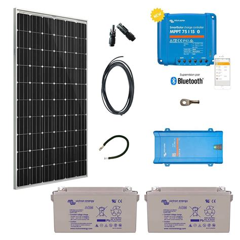 Kit solaire hors réseau autonome 305W Hybride 800VA