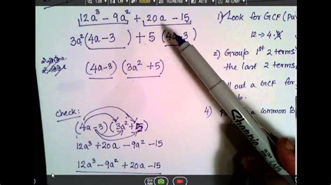 factoring polynomials part 2 youtube