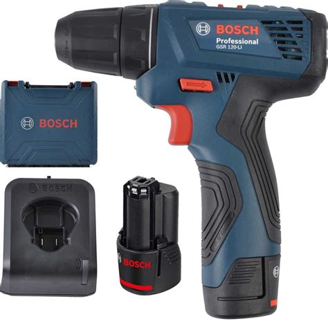 Wiertarko Wkrętarka Bosch GSR 120 Li 2x2 0 Ah ładowar walizka