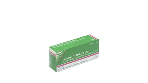 LETROZOL STADA 2 5 Mg COMPRIMIDOS RECUBIERTOS CON PELICULA EFG 30