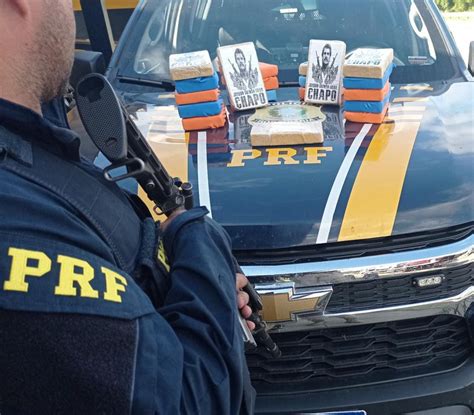 PRF apreende quase 20 quilos de pasta base de cocaína na BR 101
