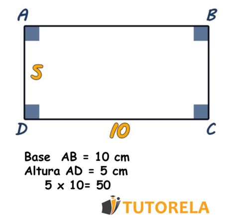 Cómo se calcula el área de un rectángulo Tutorela