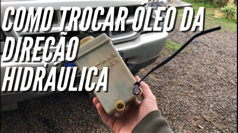 Como trocar o oleo da direção hidráulica e fazer a limpeza sangria do