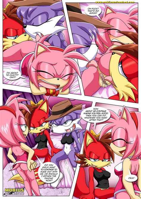 Rule 34 Amy Rose Anal Anilingus Ass Bbmbbf Bed Bottomless Clothed Clothing Comic Cunnilingus