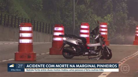 Vídeo Batida forte entre motos deixa uma pessoa morta SP1 G1