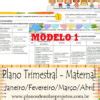 Plano de aula trimestral para Berçário Janeiro Fevereiro Março e