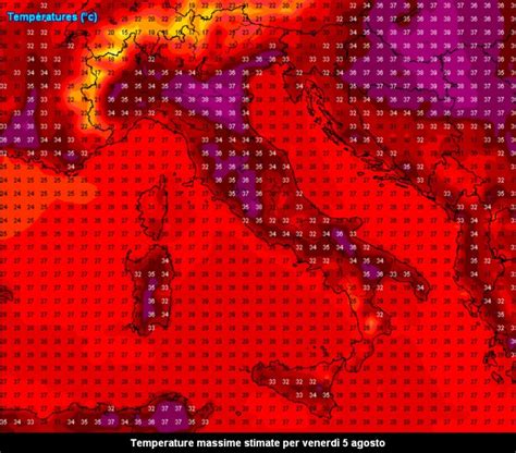 Caldo In Intensificazione Al Centro Nord Fino A Sabato Punte Anche Di