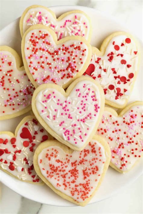 Valentine S Sugar Cookies The BakerMama